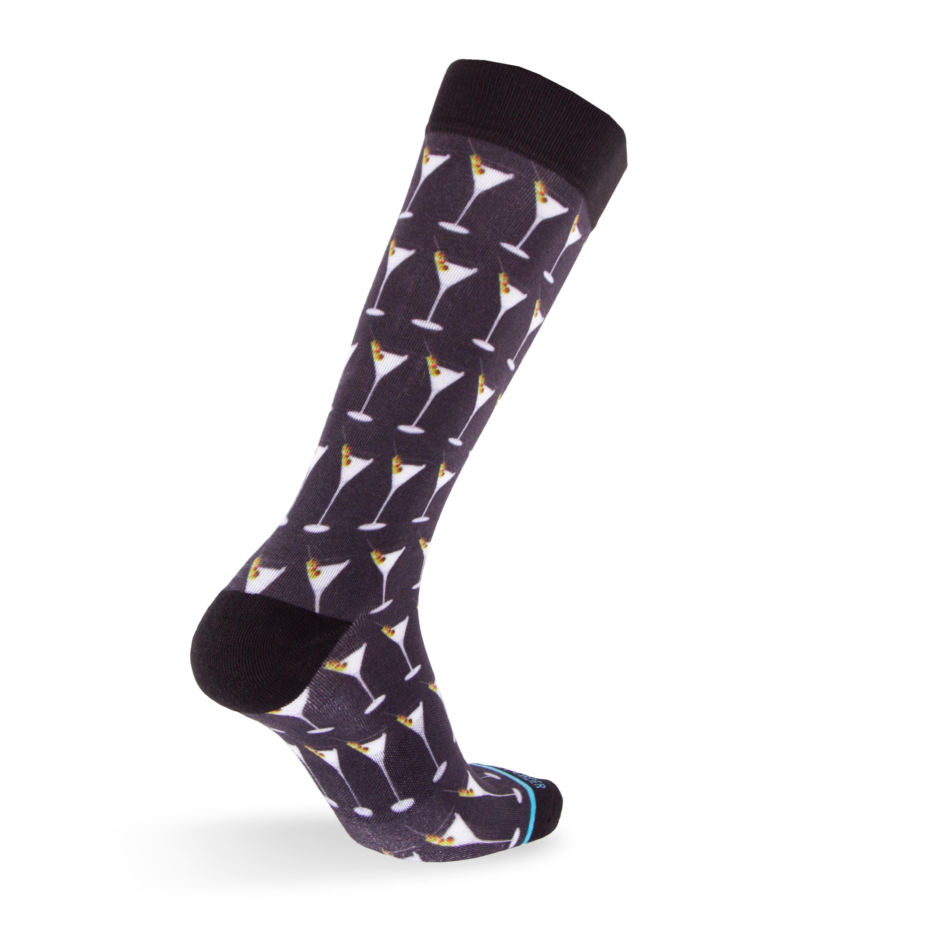 Martini Socks | Socks With Martini Glasses | Tall Order