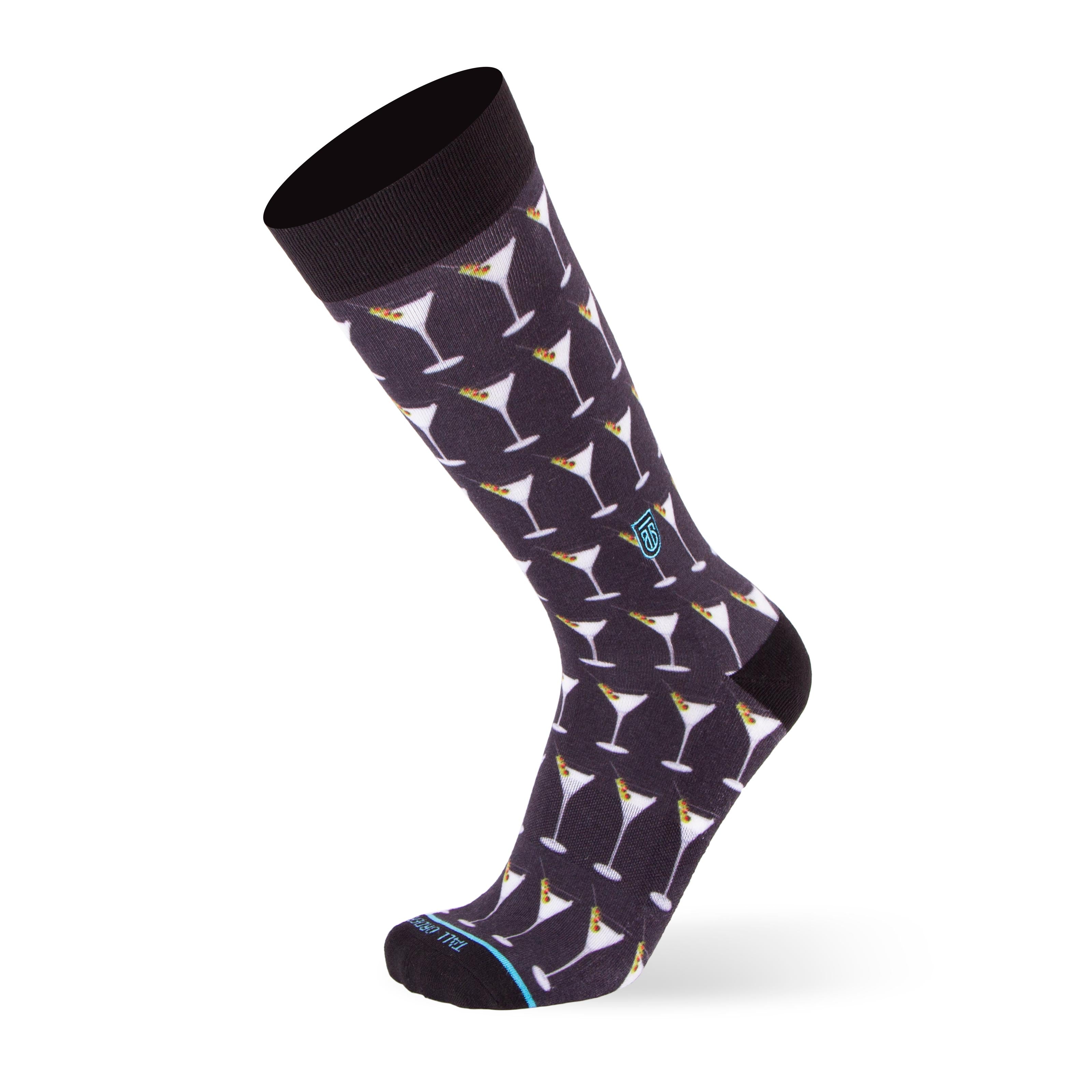 Martini Socks | Socks With Martini Glasses | Tall Order